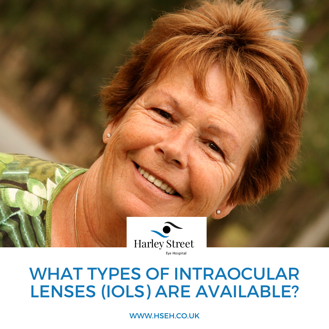 What types of intraocular lenses (IOLs) are available? - HSEH